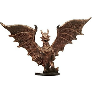 D & D Minis: Medium Copper Dragon # 20 - Blood War