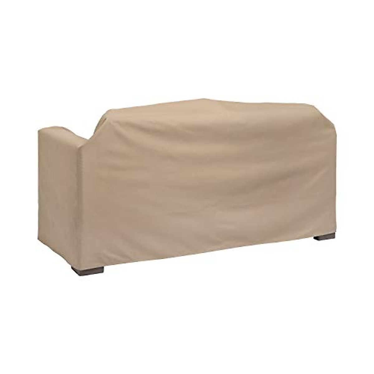 Modern Leisure Basics Patio Loveseat Cover, 55"L x 33"W x 38"H, Khaki