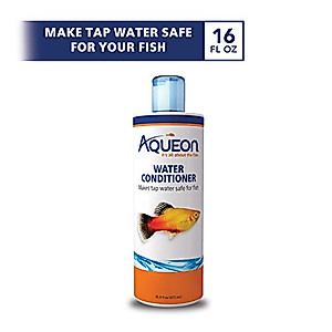 Aqueon Aquarium Fish Tank Water Conditioner Bottle, 16 ounces