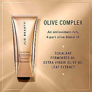 JLO BEAUTY That Hit Single Gel Cream Cleanser | Sulfate-Free, Antioxidant-Rich, Clears, Brightens, & Removes Makeup for Smooth, Radiant Skin | 5 Oz