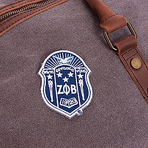 Desert Cactus Zeta Phi Beta Sorority Patch Embroidered Appliqué Patch Sew or Iron On Blazer Jacket Bag (Design 1) (3 inches)