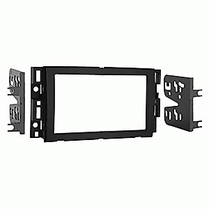 Carxtc Double Din Install Car Stereo Dash Kit for a Aftermarket Radio Fits 2007-2014 Chevy Suburban and Tahoe Trim Bezel is Black