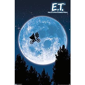 Trends International 24X36 E.T. The Extra-Terrestrial-One Sheet Wall Poster, 24" x 36", Unframed Version, Bedroom