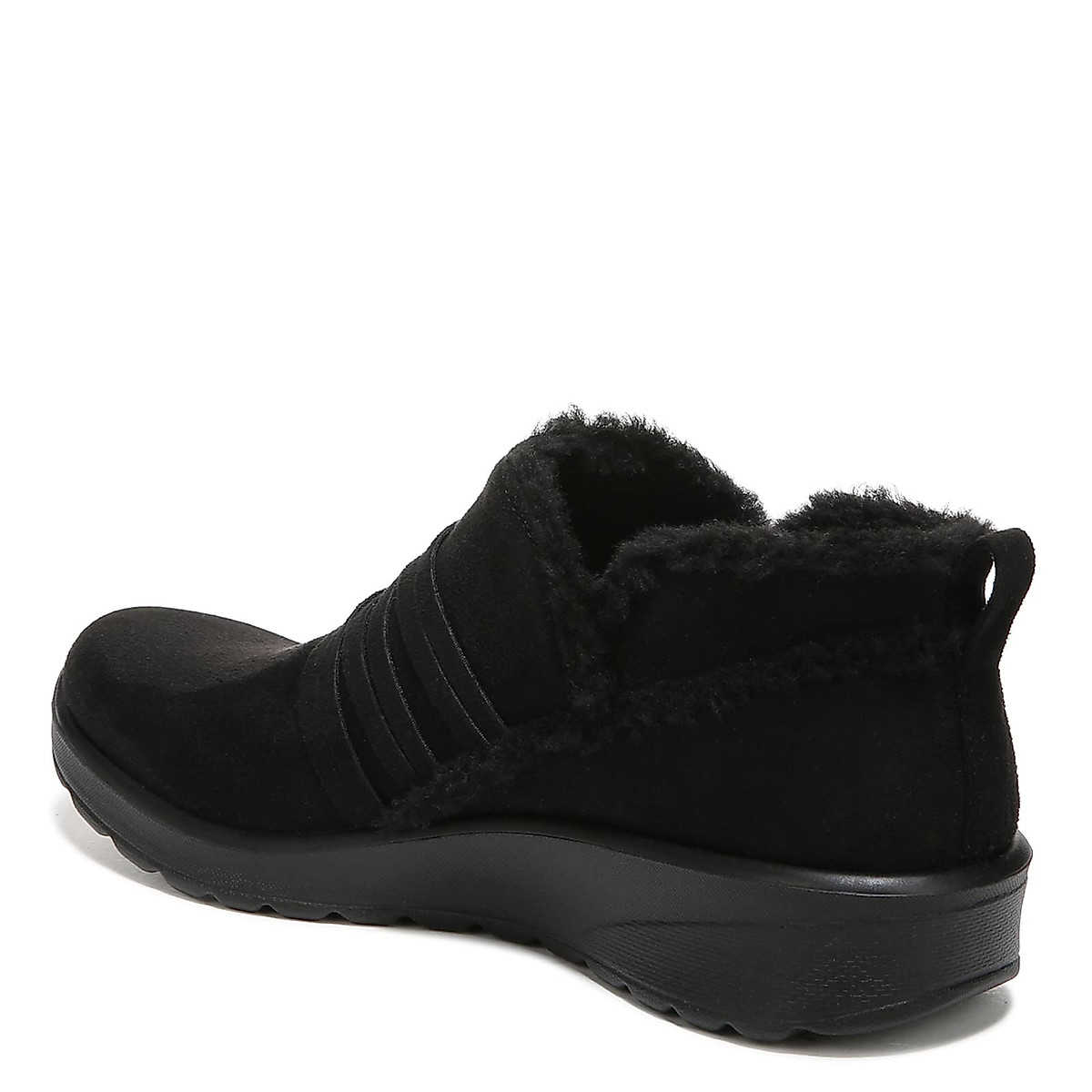 BZees Womens Glide Slip-On Ankle Boot Black 6.5 M