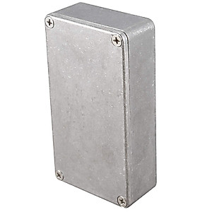 Cusstally 1 Pc Guitar Effects Pedal Aluminum Box Enclosure for DIY Guitar Pedal Kit 1590B