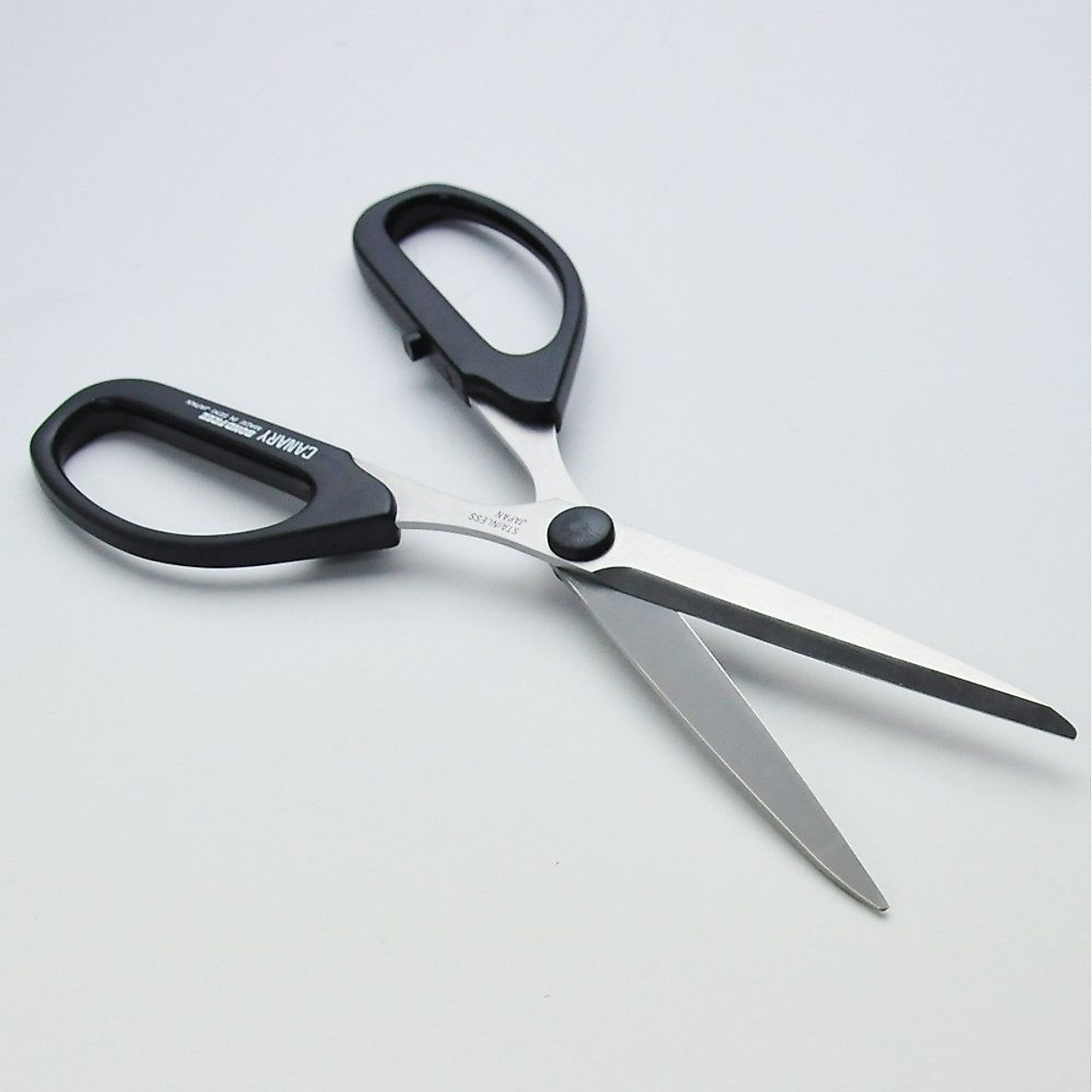 CANARY Non-Stick Teflon Fluorine Coating Scissors Anti Adhesive Long Blade Black