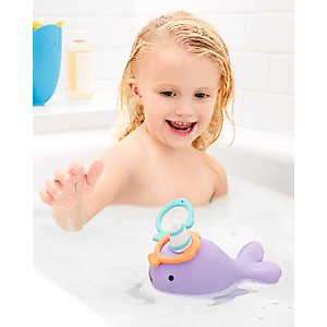 Skip Hop Baby Bath Toy, Zoo Narwhal Ring Toss