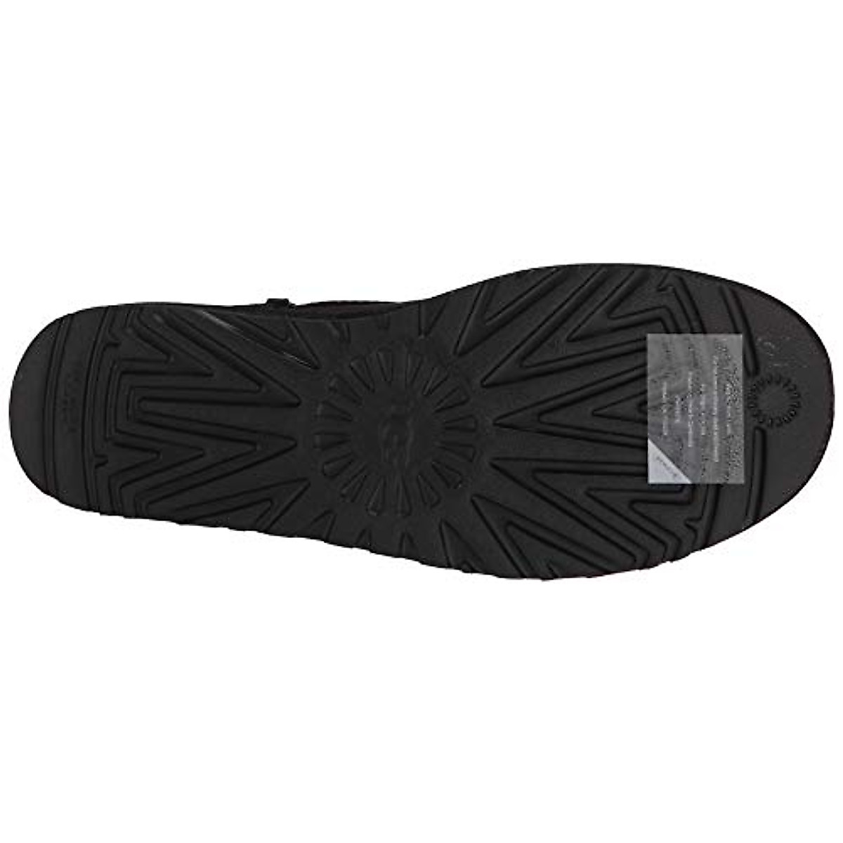 UGG womens Classic Ultra Mini Ankle Boot, Black, 9 US