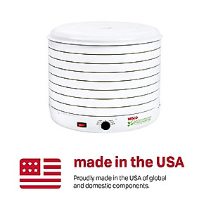 Nesco FD-1018A Gardenmaster Pro Food Dehydrator, for Jerky and Snacks, White
