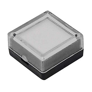 PMC Supplies LLC Plastic Gem Tray w/ 25 25 MM Compartments Storage Container Jewelry Bead Small Gemstone Findings Watch Battery Organizer