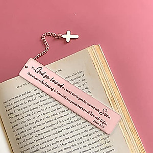 FoxForest Bible Bookmark, Christian Bookmarks for Kids, Bible Bookmarks for Kids, Bookmark for Bible, Bible Book Markers (God Gave His Son)