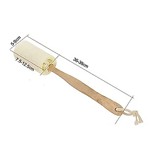 INGVY Dry Brushing Body Brush ExfoliatingBack Sponge Scrubber Brush Body Shower Bath Tools