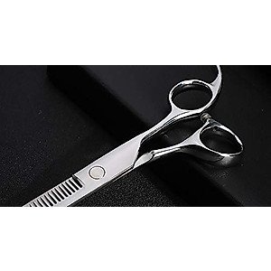 Dog Grooming Scissors,Pet Grooming Scissors,Thinning,Straight,Curved Down Shears great for Groomers and Home Grooming