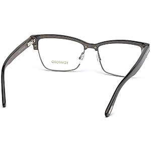 Tom Ford TF5364 Rectangular Eyeglasses FT5364 (020 Chalkstripe Gray/Palladium, 53)