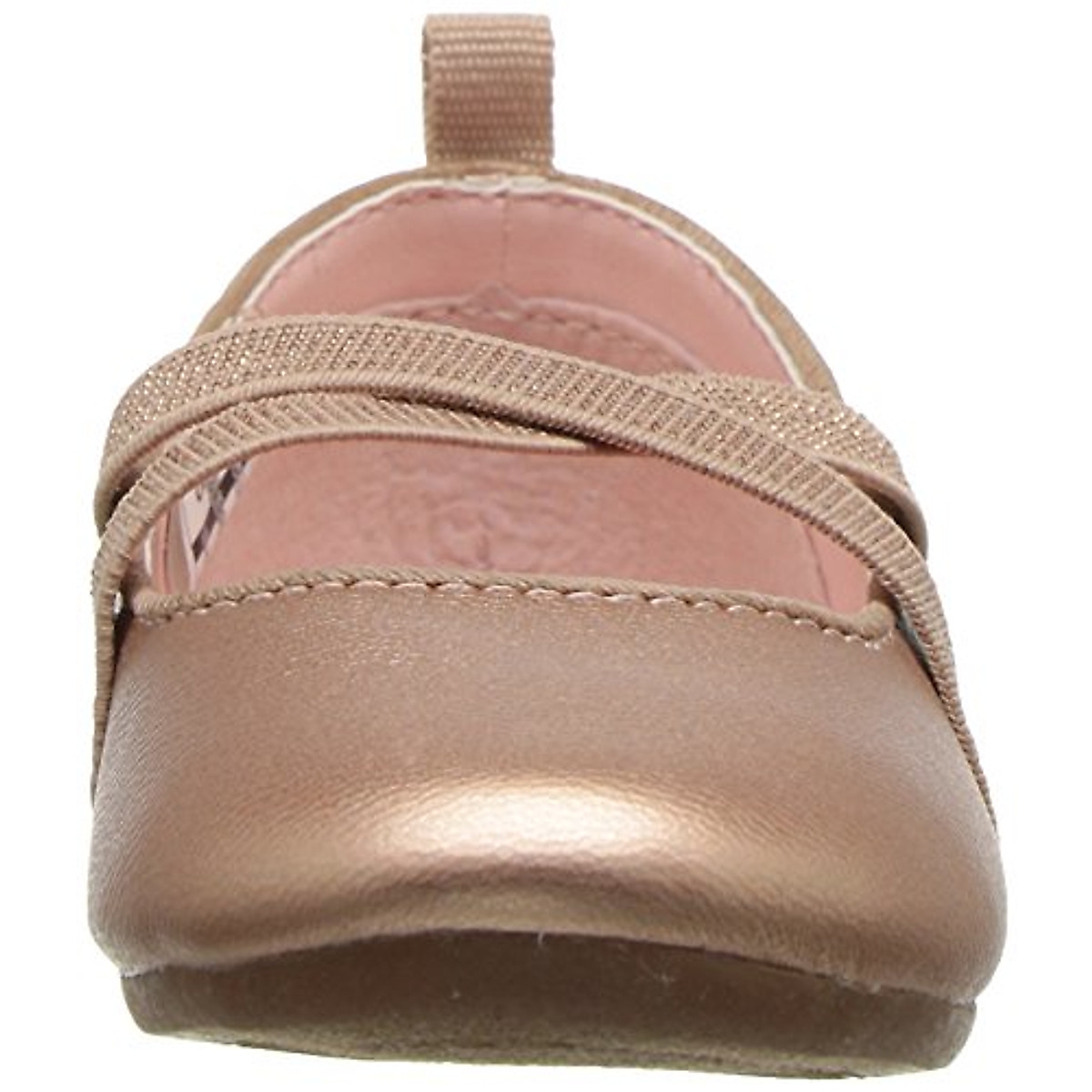 OshKosh B'Gosh Baby-Girl's Flora Ballet Flat, Rose, 7 M US Toddler
