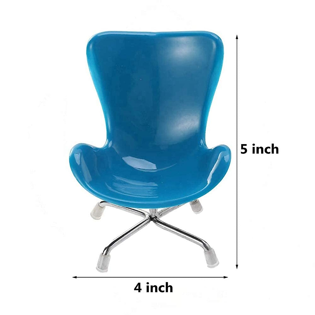 Hedgehog Chair Mini Plastic Swivel Seat Small Animal Toys Habitat Decor Cage Accessories Hedgehog Supplies Photo Props Chair Toy for Hedgehog,Bird,Parrot,Mouse,Chinchilla, Rat,Gerbil,Dwarf Hamster