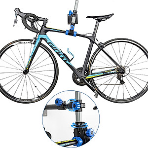 Clothink Bike Repair Stand Wall Mount Height Adjustable, Bicycle Maintenance Workstand Repair Rack for Mountain Road Bikes
