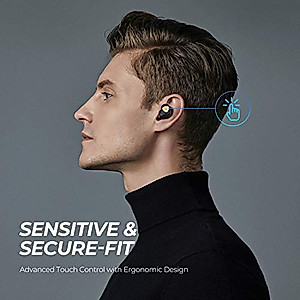 SoundPEATS Truengine 3 SE Wireless Earbuds with Dual Dynamic Drivers, 30 Hours Playtime, Touch Control, Bluetooth Headphones with Dual Mic, Stereo Sound in-Ear Earphones, Compact Charging Case (USB-C)