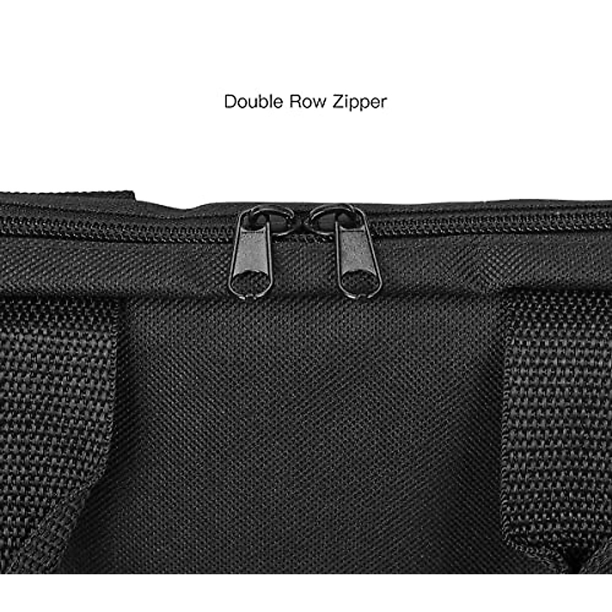 CASEDAO Photography Carrying Bag for 12" Ring Light,12 x 12 inch Selfie Ring Light Protective Carrying Bag, Portable Desk LED Ring Light Case for 12" Camera Ring Light-Black