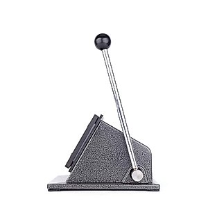 Button Badge Maker Punch Press Machine Manual Round Shape Graphic Punch Die Cutter for 1.93in Badge Round Corner Cutter Heavy Duty Punch Button Making Tool (Round Shape 1.93in)
