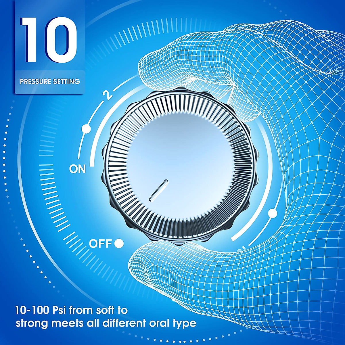 Electric Toothbrush and Water Flosser,600ML Oral Irrigator Water Flosser with 7 Jet Tips,10 Adjustable Water Pressure,Sonic Electric Toothbrush with 2 Brush Heads,5 Modes(White)