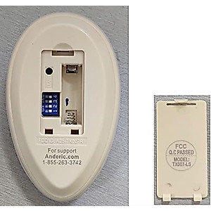 Anderic RRTX007 Replacement for Harbor Breeze A25-TX007, A25-TX007-R1, A25-TX007-N, A25-TX007-L, A25-TX007-S, A25-TX007-LS, A25-TX007-LR Remote Controls