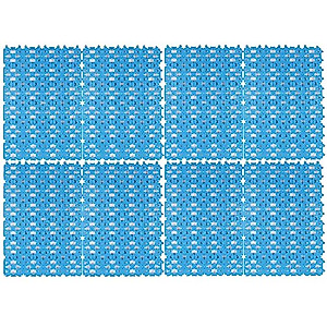 Rabbit Cage Mat Floor Plastic Mats Feet Pads for Pet Cats Dogs Bunny Hamster Rat Chinchilla Guinea Pig (8 Pack)