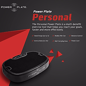 Power Plate Personal Vibrating Exercise Tool, Increase Core Strength, Improve Balance and Stability