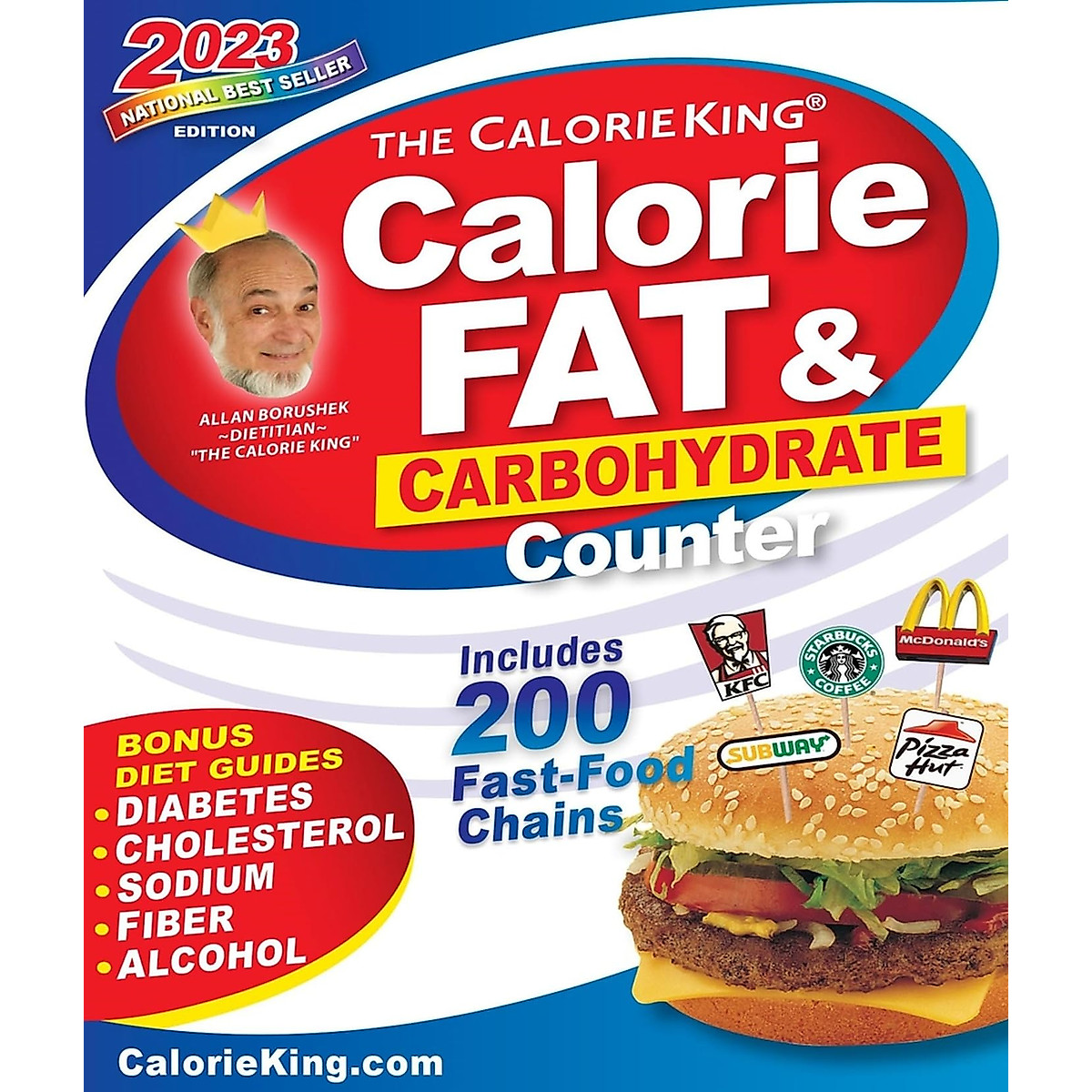 CalorieKing 2023 Larger Print Calorie, Fat & Carbohydrate Counter (Calorieking Calorie, Fat & Carbohydrate Counter)