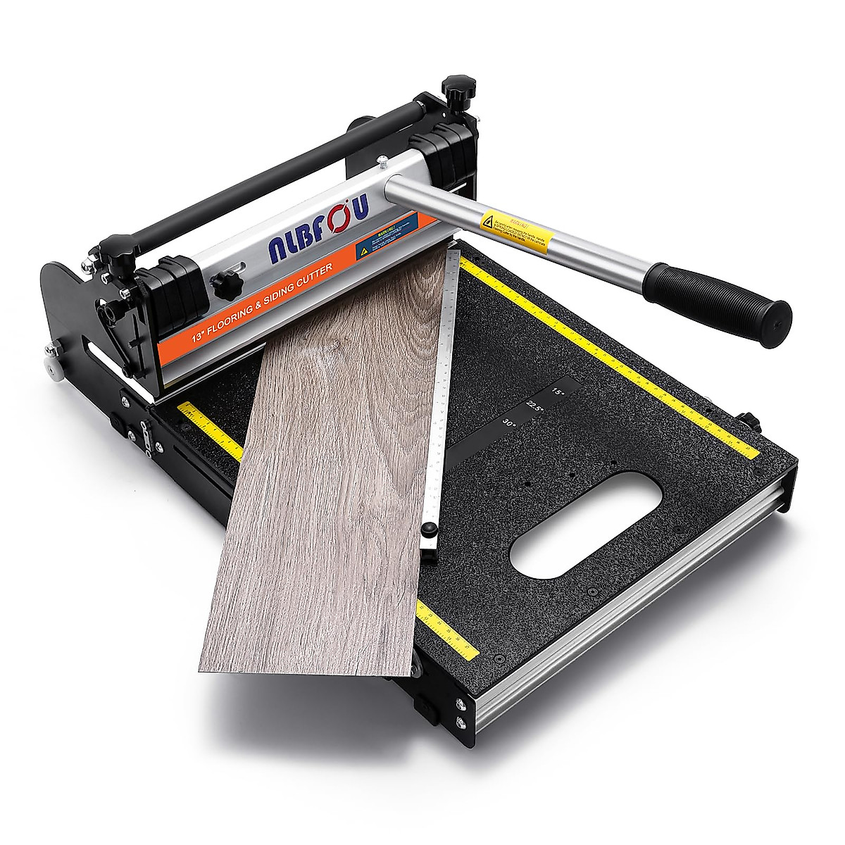 NLBFOU 13" Pro Vinyl Floor Cutter for LVP, LVT, SPC, PVC,VCT, WPC and Rigid Core Vinyl Plank Flooring,Honing Stone Included