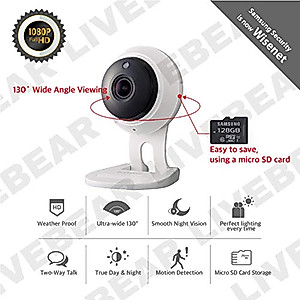 SNH-C6417BN - Samsung Wisenet SmartCam 1080p Full HD Plus Wi-Fi Camera Double Pack (Renewed)