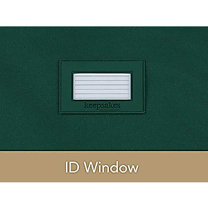 Covermates Keepsakes - Storage Duffel Bag - Heavy Duty Polyester - Reinforced Handles - Closet Storage-Green