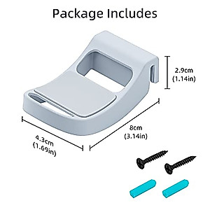 Mcbazel Headphone Stand for PS5, Headphone Hook Gaming Headset Hanger Stand Holder for PS5 Controllers/Earphones