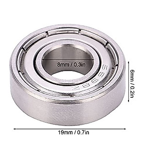 S698ZZ Stainless Steel Miniature Bearings with Steel Dust Covers for Papermaking Machinery, Bearings