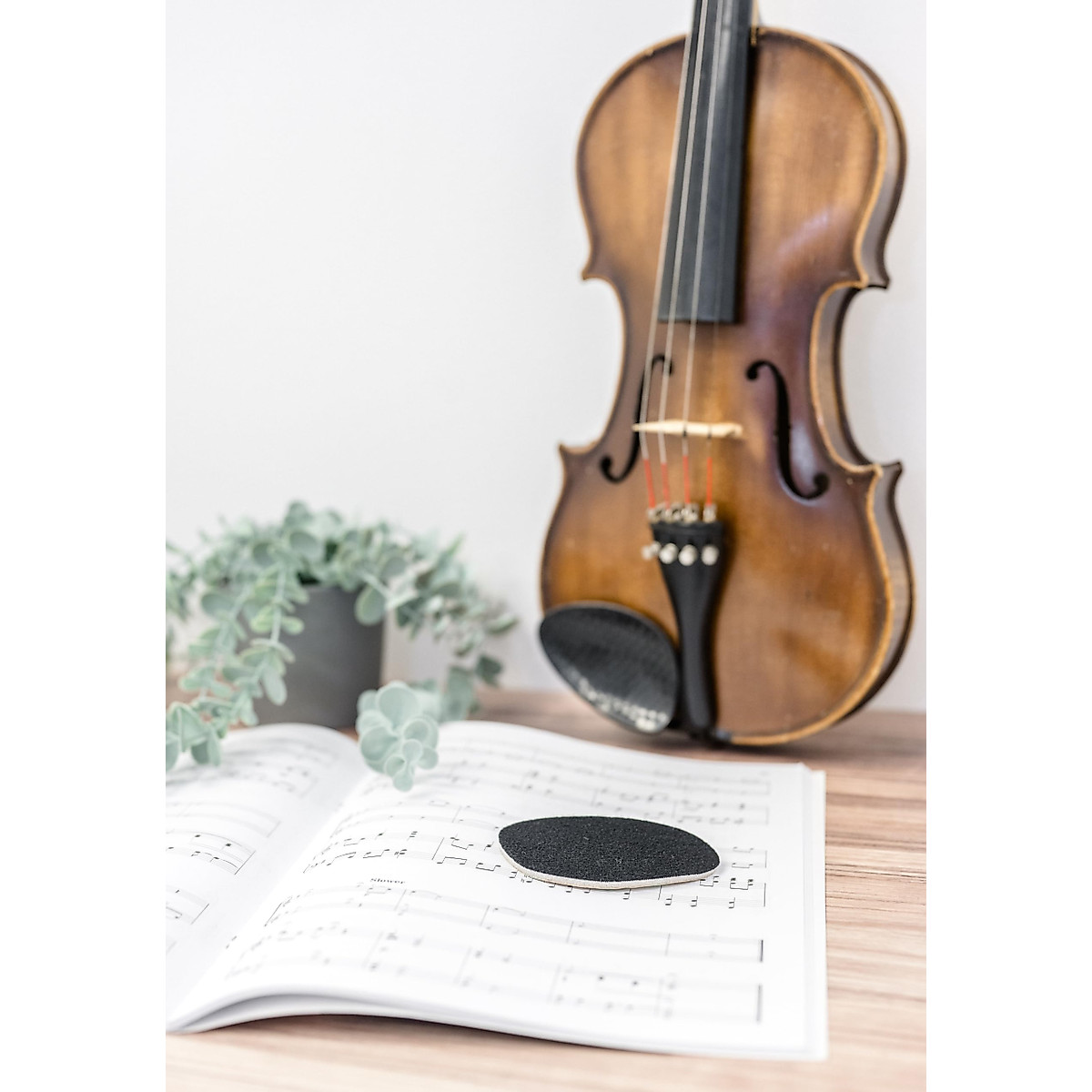 Foam Violin Chin Rest Pad with Adhesive Backing for Full Size 4/4 Also Fits 3/4 Chinrest