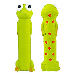 CHIWAVA 3 Pack 9" Squeaky Latex Dog Toys Standing Stick Animal Puppy Fetch Interactive Play for Small Medium Dogs