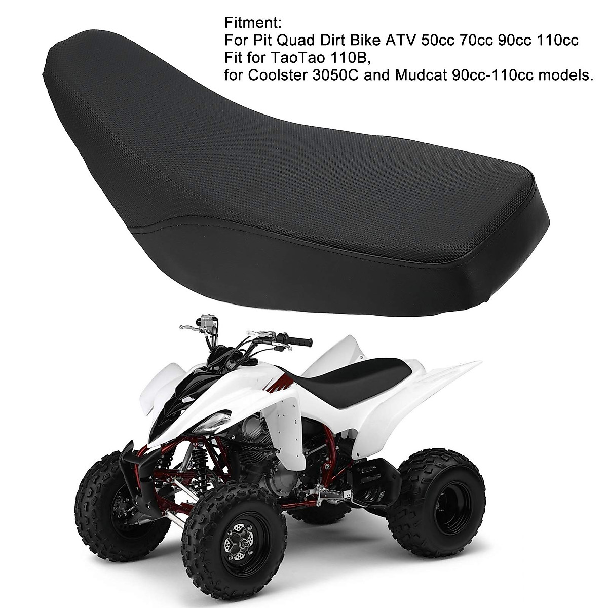 Atv Seat Assembly Saddle 50cc/70cc/90cc/110cc Is Suitable For Chinese Four-wheelers, Saving Time And Effort.