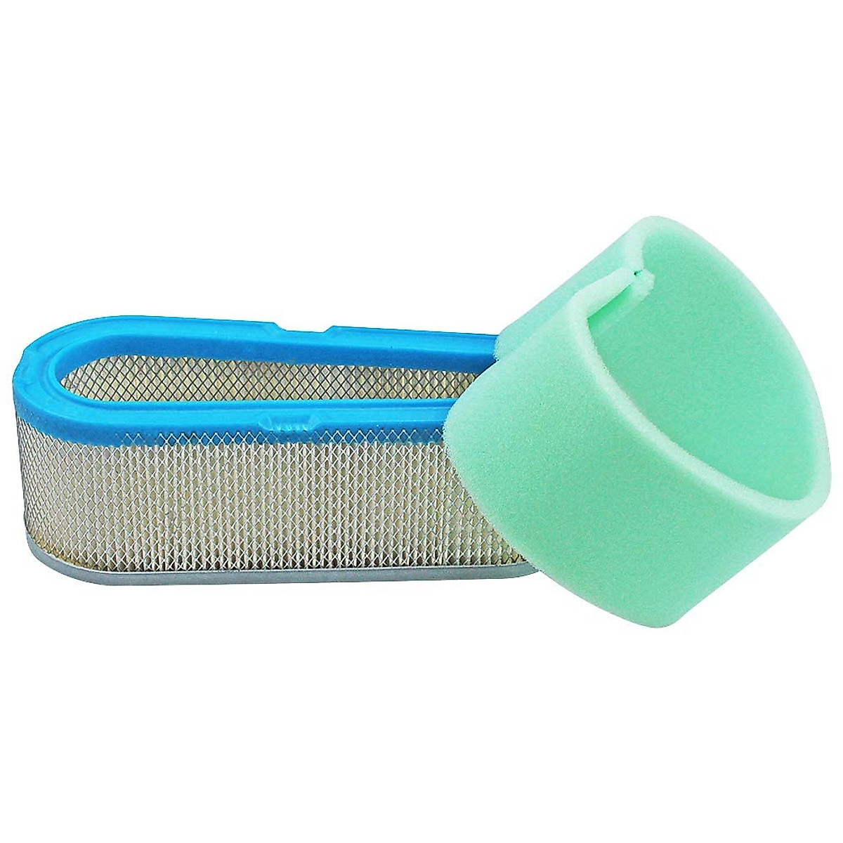 LOCOPOW 493910 691667 Air Filter & 272477S 272477 Pre Cleaner Replacement for Briggs and Stratton 4166 5075H 5075 5075K 8.5HP 10.5HP 11.5HP Vertical Engines Lawn Mover