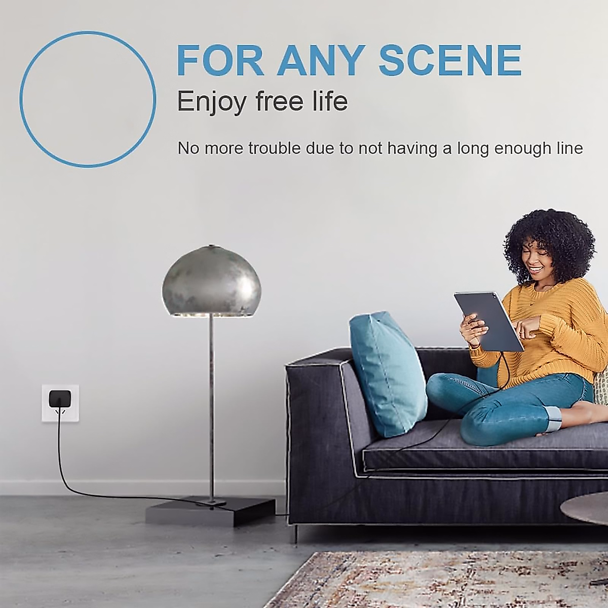 Works by Tek Styz PRO 5ft USB-C Cable Compatible with Your Sennheiser Momentum True Wireless 3 Hi Powered Cable (Black 1.5M)