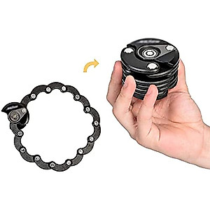 Bicycle Anti-Theft Lock, Mountain Bike Fixed Folding Lock, Bicycle Chain Lock, Creative Burger Lock