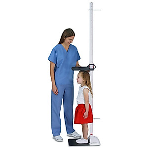 DETECTO PHR Portable Stadiometer Height Measuring Rod 4.5-81 Inch/11.5-205 cm, Accurate Scale Height Measuring Tool for Office Clinic Wall Adult Kids