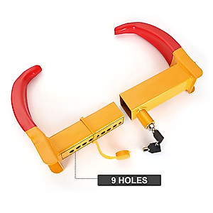 FVIEXE Trailer Wheel Locks Tire Locks Anti Theft for Trailers Cars Tires Boot Lock Clamp