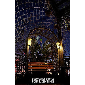 HAchoo Rustic Candle Wall Sconces Mason Jar Decoration Handmade Wall Decor Hanging Design with LED Fairy Lights Living Decor,Farmhouse Kitchen Decorations Wall Home Decor Bathroom Set of 2…