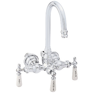 Wall Mount Clawfoot Tub Filler for Acrylic Tub