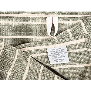 KAF Home Set of 4 Natural Rustic Farmhouse Slubbed Kitchen Towel | 100% Cotton Dish Towel, 18 x 28 Inches | Soft and Absorbent | Set of 4