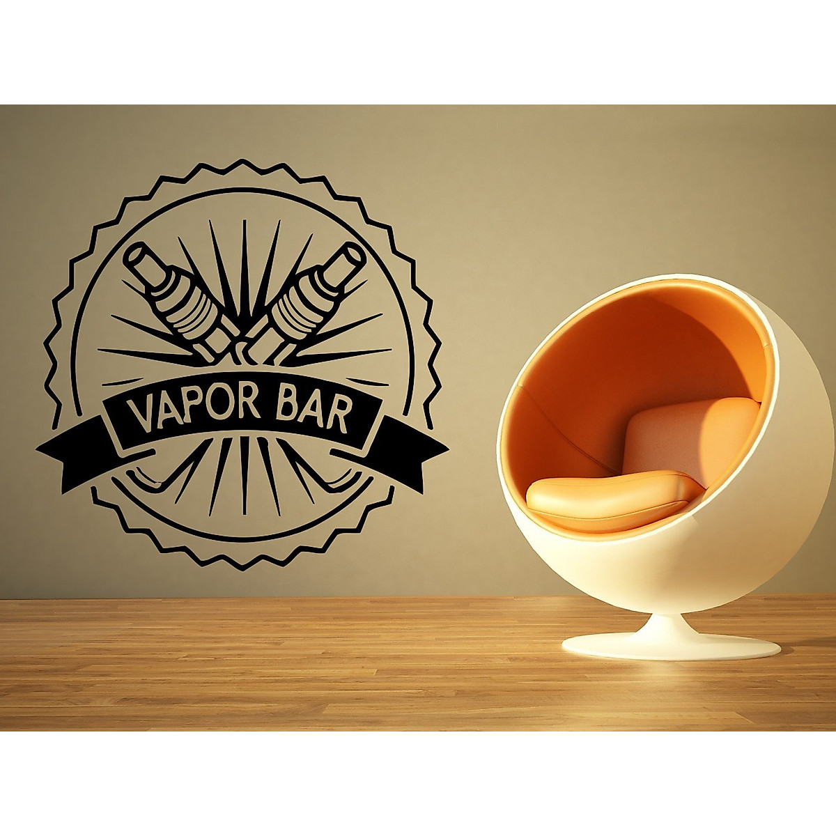 Wall Vinyl Sticker Decal Vaporizer Vape Pen Store Shop Smoke E Cigarettes Liquid Coil Indoor Outdoor Sign Logo SA730