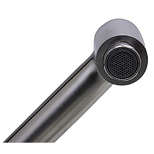 ALFI brand AB2038 Solid Retractable Single Hole Kitchen Faucet, Polished Stainless Steel