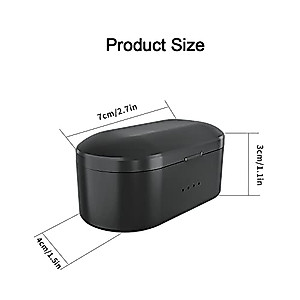 D80 Bluetooth 5.0 Headset Wireless Headset LED Indicator Stereo Sports Headset (Black)