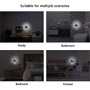 ZENWAWA Running Steam Train Night Light Plug into Wall Decorative Auto Dusk to Dawn Sensor LED Night Lamp 2 Pack 3×4.5×1.4 in
