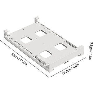 Soda Can Dispenser Rack for Refrigerator,Hanging Soda Can, Soda Can Organizer Holder for Refrigerator- Holds 8 Soda Cans 12Oz 16Oz
